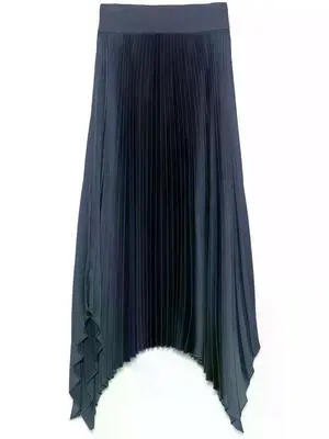 JOSEPH Ade Plissé Skirt - Blue