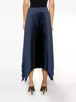 JOSEPH Ade Plissé Skirt - Blue