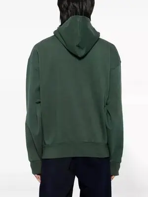 Bally Embroidered Logo Hoodie - Green
