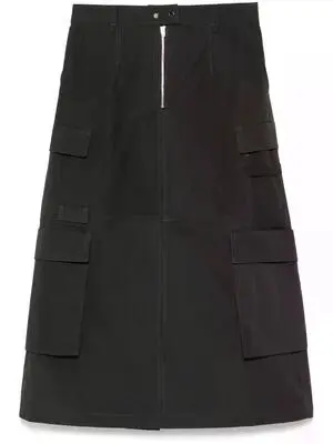 TOUT A COUP Cargo-pocket Skirt - Grey