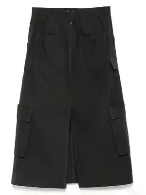 TOUT A COUP Cargo-pocket Skirt - Grey