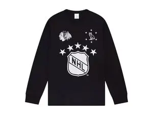 OVO X Nhl Chicago Hawks Long Sleeve T-shirt