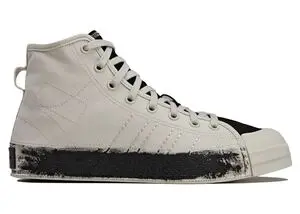 Adidas Y3 Nizza Hi Sneakers - Talc/black