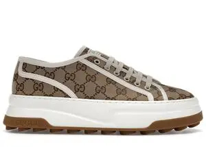 Gucci Gg Interlocking Sneakers - Beige/ebony