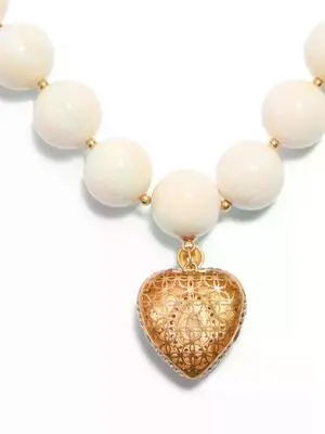 Valentino Garavani Coeur Royal Necklace - White