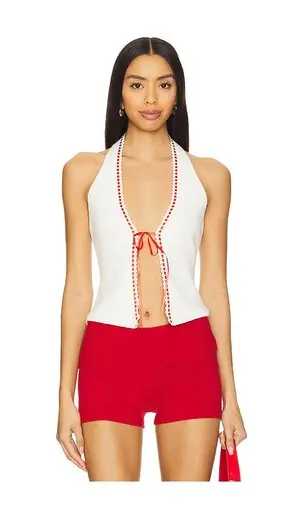 MORE TO COME Corine Halter Top