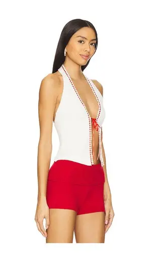 MORE TO COME Corine Halter Top