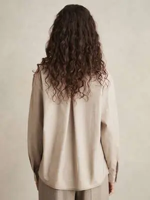 REISS Nova Relaxed Long-sleeve Shirt