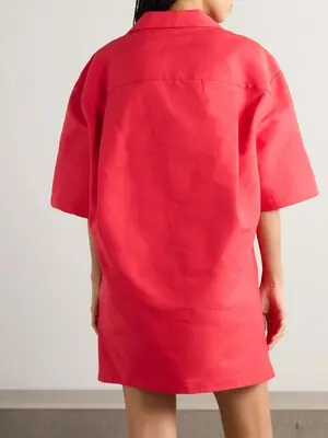Marni Oversized Embroidered Mini Dress
