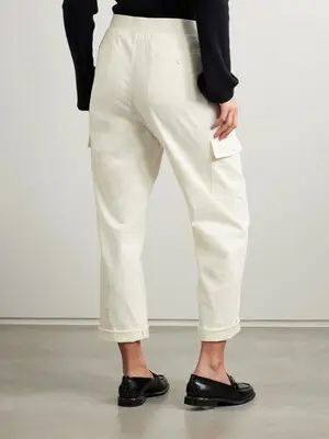 JAMES PERSE Herringbone Cotton-blend Cargo Pants
