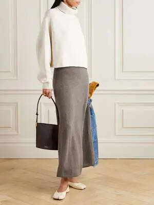 LISA YANG Dolly Cashmere Midi Skirt
