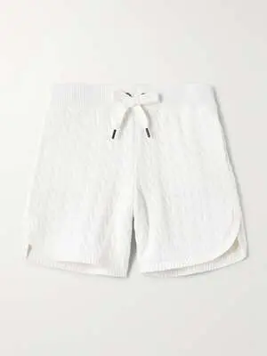 Brunello Cucinelli Cable-knit Cotton Shorts
