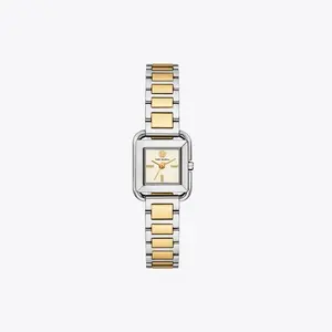 Tory Burch Small Kira Watch - Ivory/two-tone