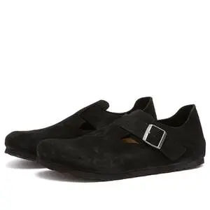 BIRKENSTOCK London Loafer - Black Suede