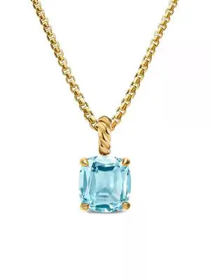 David Yurman 18kt Yellow Topaz Pendant - Gold