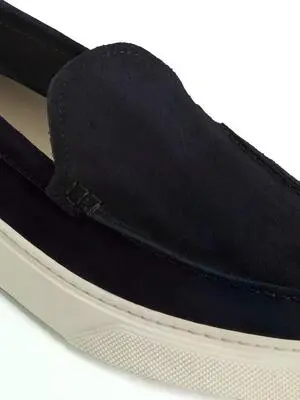 Woolrich Suede Slip-on Loafers - Blue