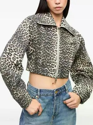 GANNI Leopard-print Jacket