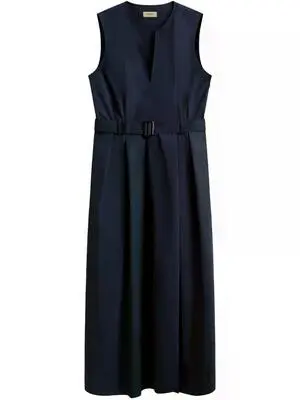 Woolrich Belted Midi Dress - Blue