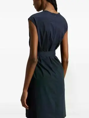 Woolrich Belted Mini Dress - Blue