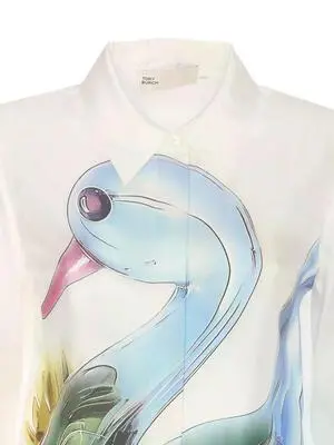 Tory Burch Lucky Duck Silk Shirt