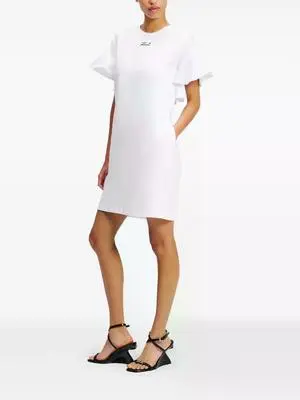 Karl Lagerfeld Ruffled-sleeved Dress