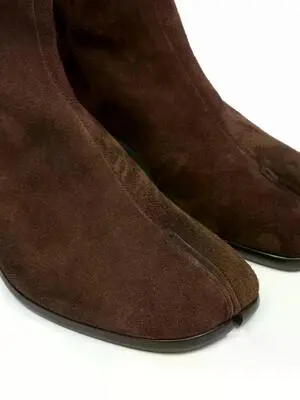 MAISON MARGIELA 30mm Tabi Ankle Boots - Brown