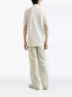 Dolce & Gabbana Logo-embroidered Polo Shirt - Neutrals