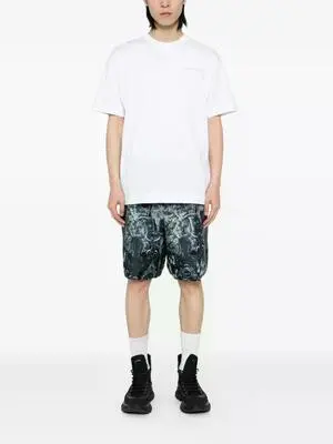 Givenchy Hubert-print Bermuda Shorts - Blue