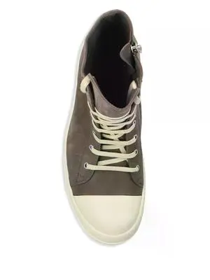 Rick Owens Brushed-finish Sneakers - Grey