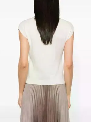 Eric Bompard Cap-sleeve Top