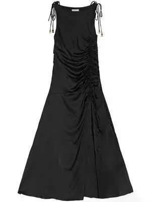 GANNI Draped Dress - Black
