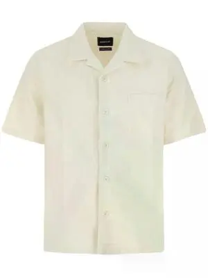 Howlin' Short-sleeve Corduroy Cotton Shirt - Neutrals