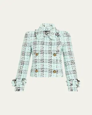 Burberry Checked Blazers For Women