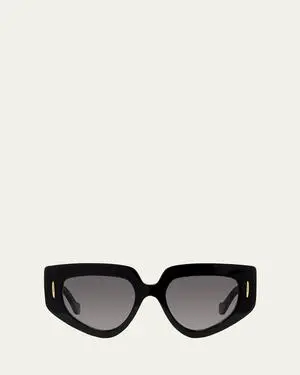 Loewe Loewe Anagram LW40154U Sunglasses Blkgry