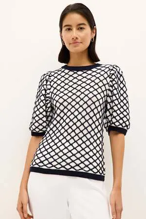 MARIE OLIVER Cici Knit Sweater - Lattice