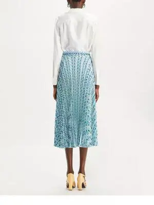 Tory Burch Abstract-pattern Print Midi Skirt