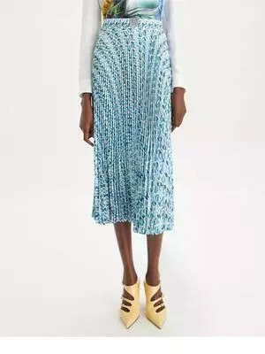 Tory Burch Abstract-pattern Print Midi Skirt