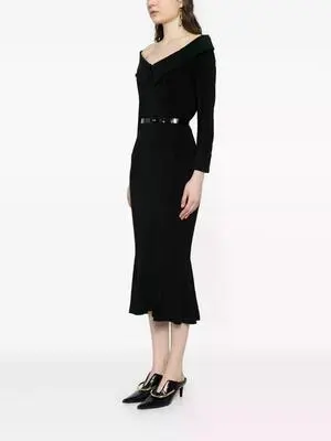 Norma Kamali Belted Dress
