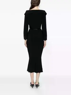 Norma Kamali Belted Dress