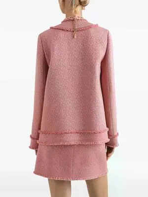 Dolce & Gabbana Dna Single-breasted Tweed Jacket - Pink