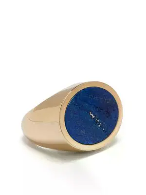 ILARIA ICARDI 18k Yellow Lapis Lazuli Signet Ring - Gold