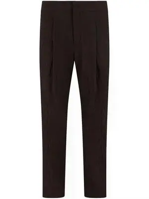 Giorgio Armani Tapered Trousers - Brown