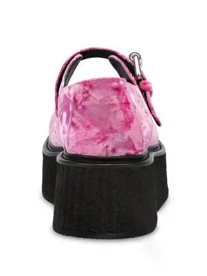 Moschino Velvet Loafers - Pink