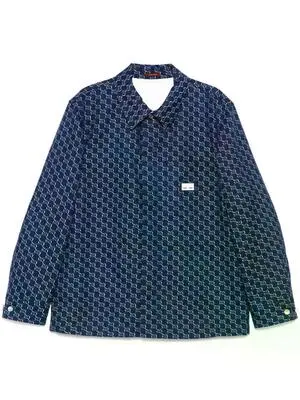 Gucci Gg Shadow-jacquard Cotton Jacket