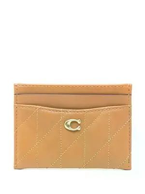 COACH Quilted Pillow Cardholder - Brown