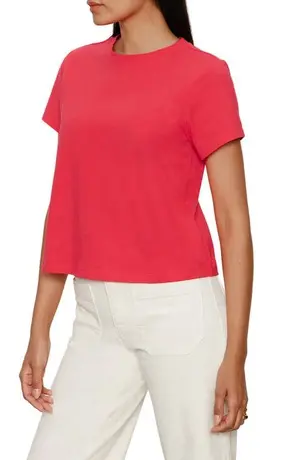 Sanctuary Rose Perfect Cotton T-shirt - Tulip Red