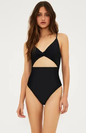 Beach Riot Annalisa Textured One-piece Swimsuit