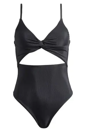Beach Riot Annalisa Textured One-piece Swimsuit