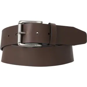 BOSS Joris Leather Belt - Dark Brown