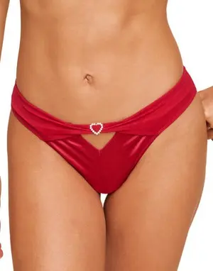 ADORE ME Libi Cheeky Panties Dark Red